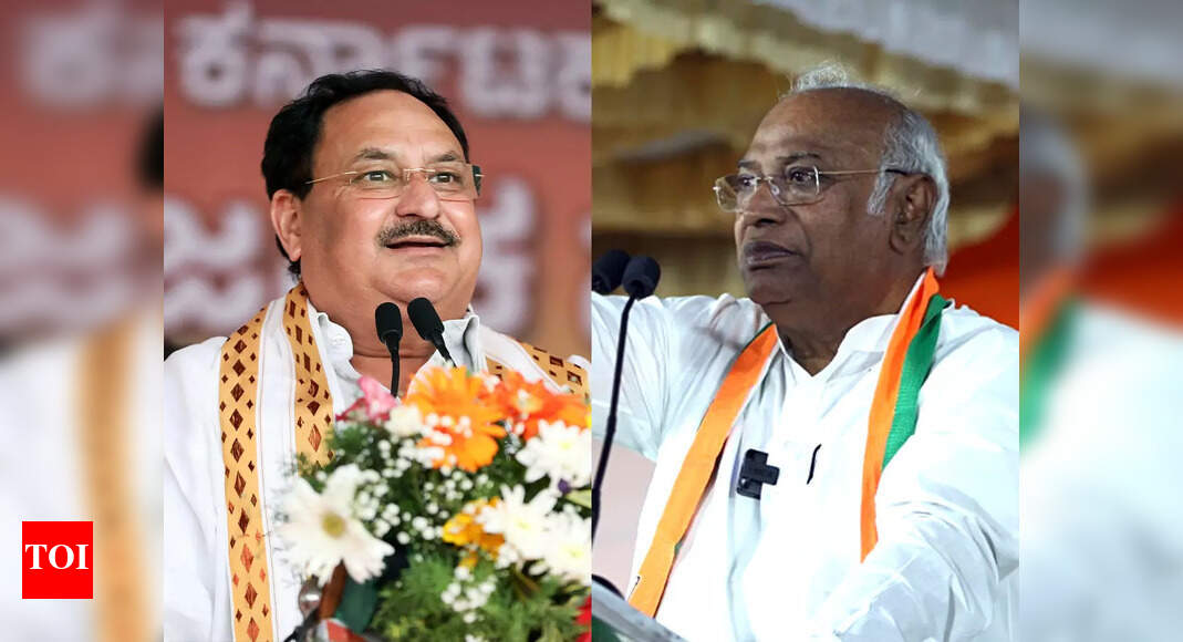 JP Nadda vs Mallikarjun Kharge: Will it be 1-1 or 2-0 between BJP chief Nadda and Congress boss ...