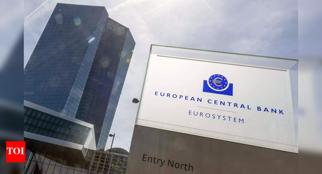 European Central Bank raises interest rates but slows pace - Times of India