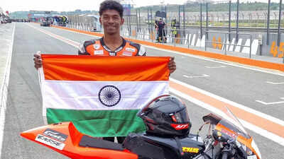 18-year-old Geoffrey Emmanuel first Indian in FIM JuniorGP World ...