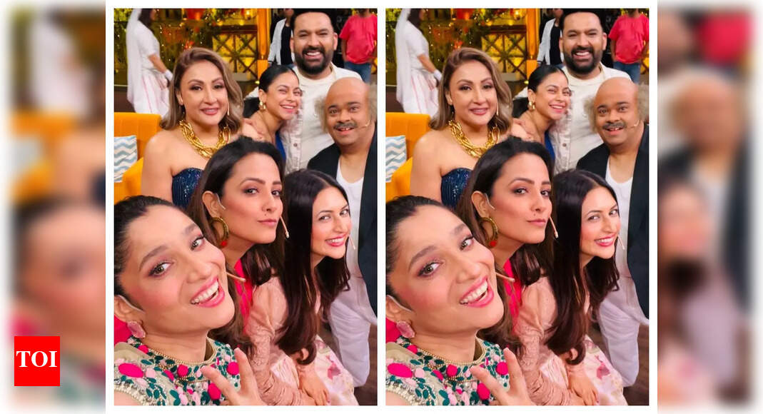 TKSS: Kapil Sharma shoots an episode with Ankita Lokhande, Divyanka ...