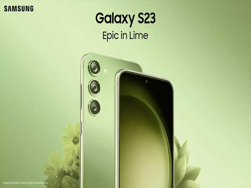 Unleash the beauty of lime colour with the Samsung Galaxy S23 in Lime ...