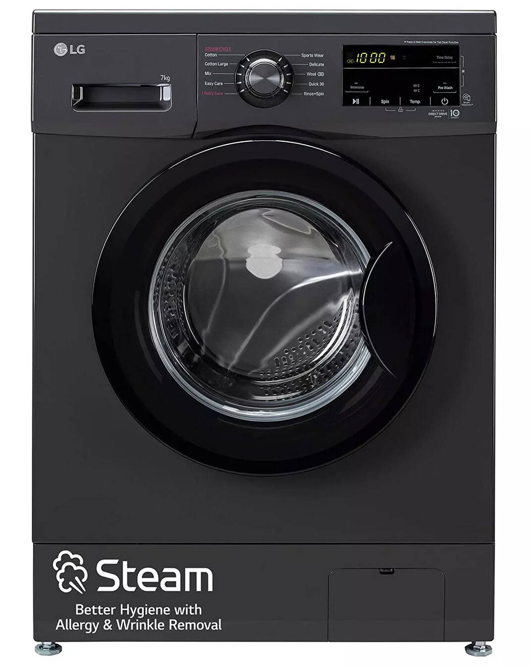 LG FHM1207SDM 7 Kg 5 Star Inverter Touch panel Fully Automatic Front Load Washing Machine with ...
