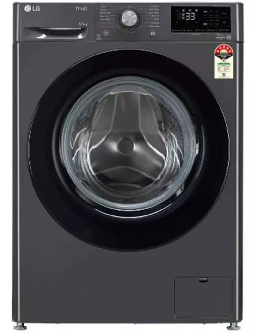 LG FHV1265Z2M 6.5 Kg 5 Star Inverter Fully Automatic Front Load Washing ...