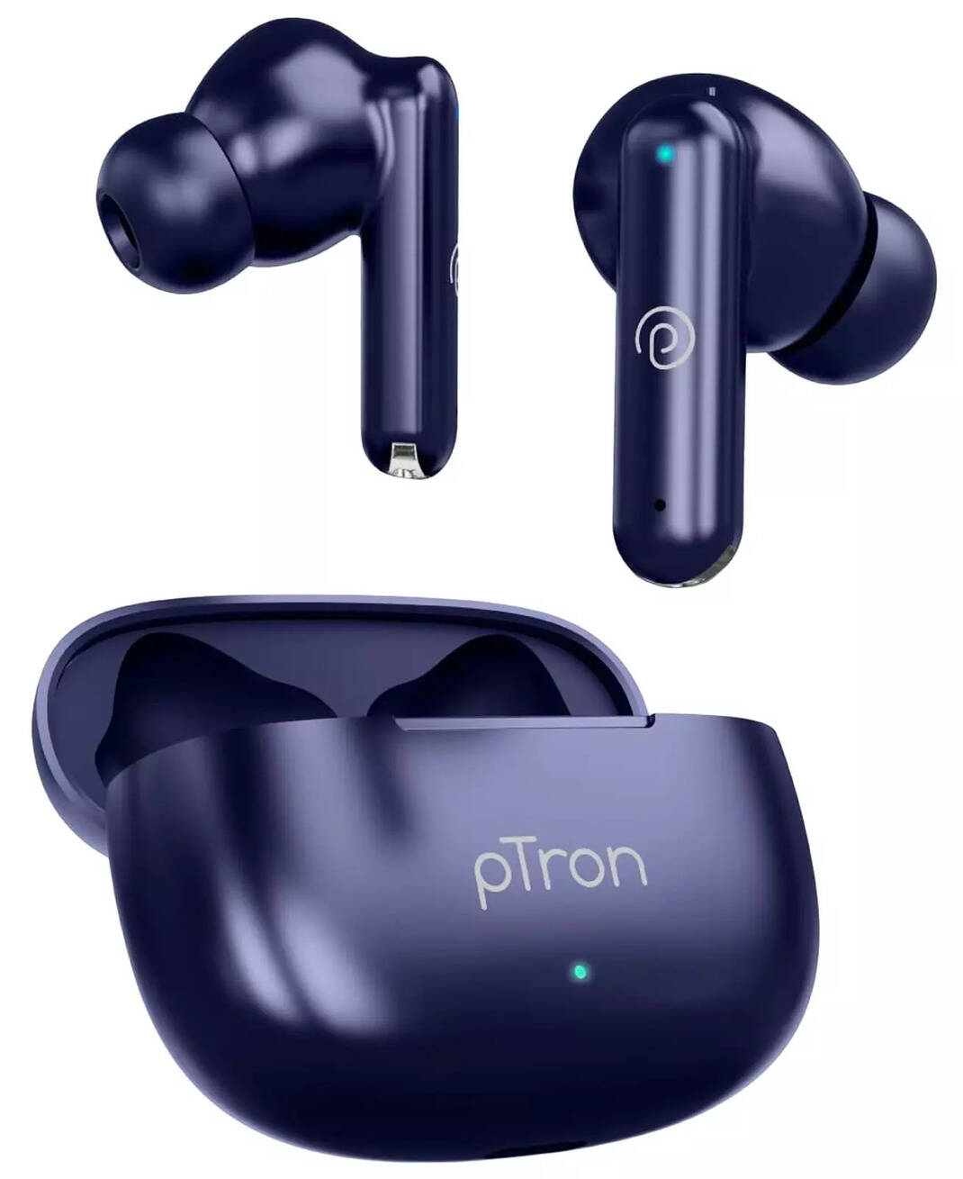 pTron Bassbuds Air Bluetooth v5.1 In-Ear TWS Earbuds with 13mm Driver ...