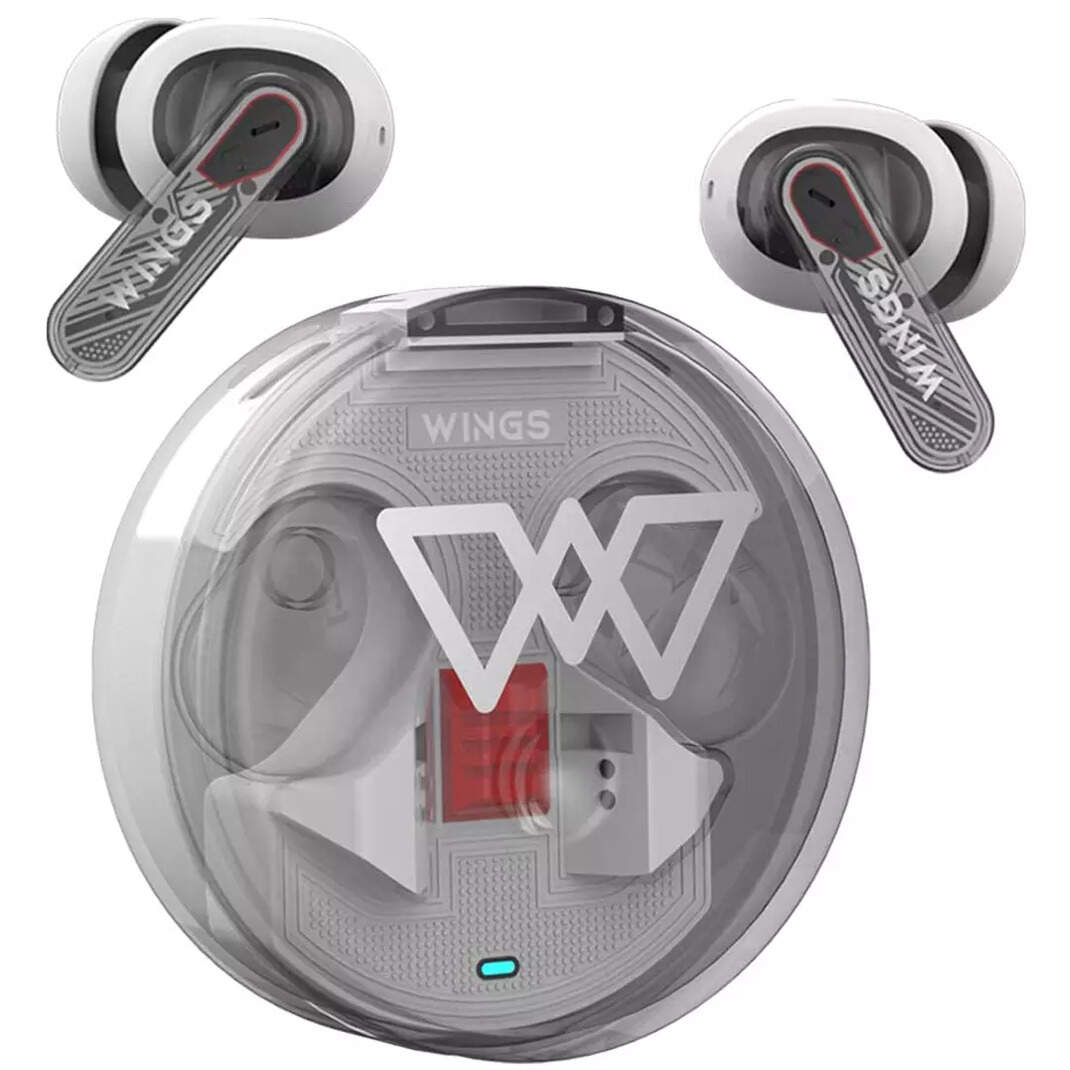 Wings Phantom 340 Best Low Latency 40ms Earbuds With Quad ENC Mic ...