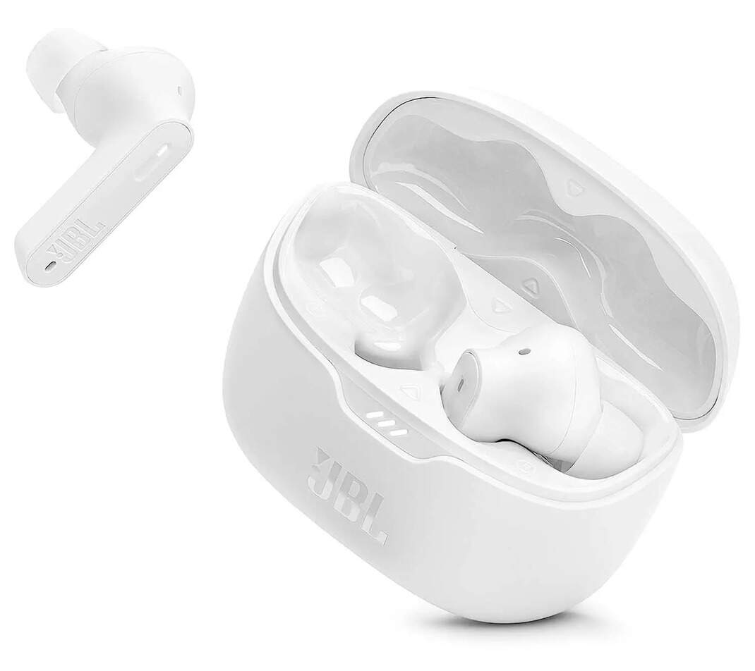 Compare JBL Tune Beam Wireless ANC Earbuds (TWS) Bluetooth v5.3 with Mic (White) vs JBL Wave ...