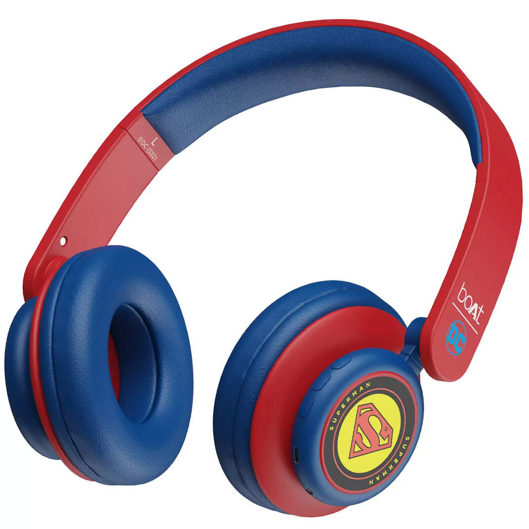 boAt Rockerz 450 Superman Edition Bluetooth On Ear Headphones with Mic ...
