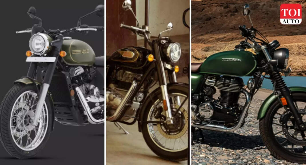 2023 Royal Enfield Bullet 350 vs Honda CB350 vs Jawa Forty: Comparing ...