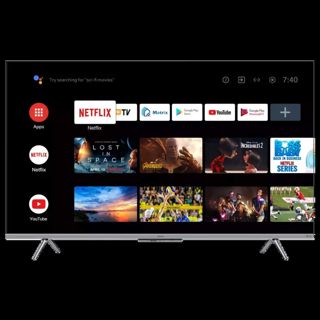 Compare Haier H43GS 43 Inch LED 4K, 3840 x 2160 Pixels TV vs SAMSUNG1m 08cm (43") T5500 Smart ...