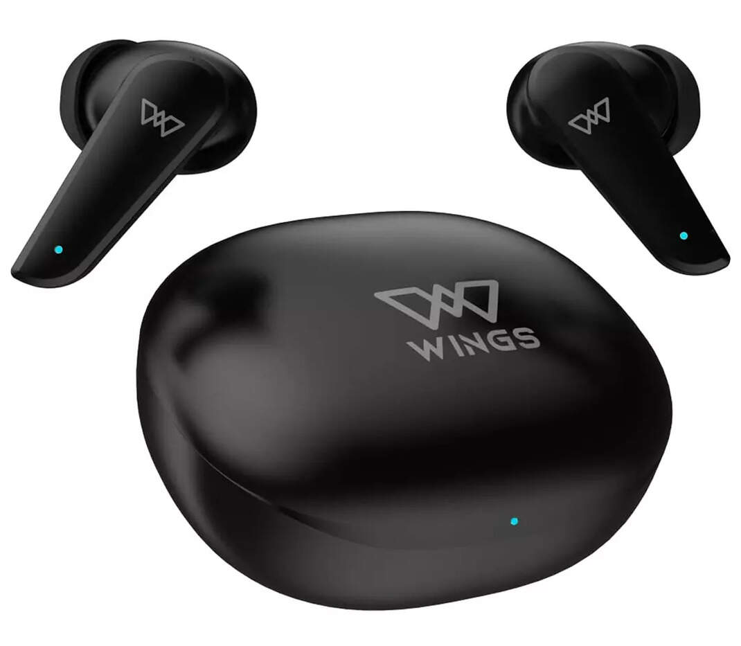 Wings Flobuds 100 Made in India Wireless Earbuds with Digital Battery ...