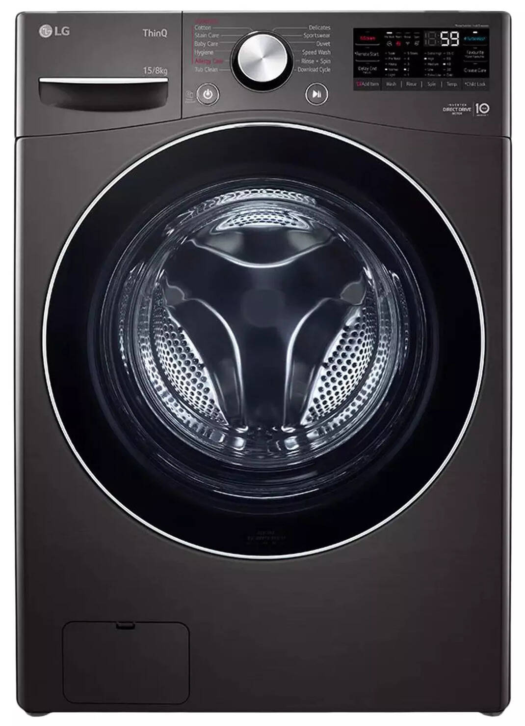 Compare LG FHD1508STB.ABLQEIL 8 Kg 5 Star Fully Automatic Front Load ...