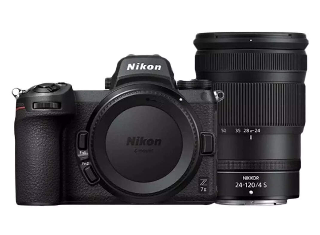 Nikon Z 7II 45.7MP Mirrorless Camera 24-120 mm Lens, 35.9 x 23.9 mm Sensor, Tilting TFT Touch ...