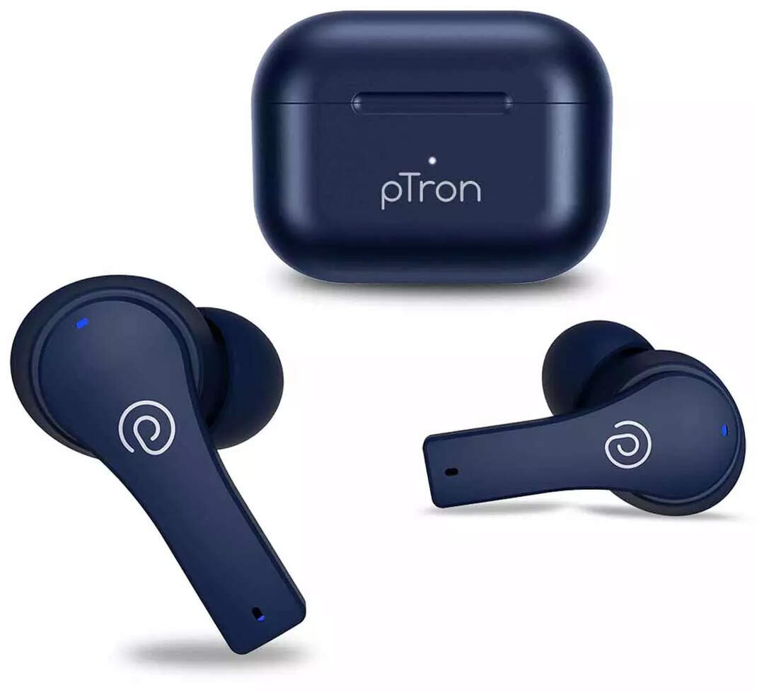 Compare pTron Bassbuds Tango Bluetooth v5.1 In-Ear TWS Earbuds (Royal ...