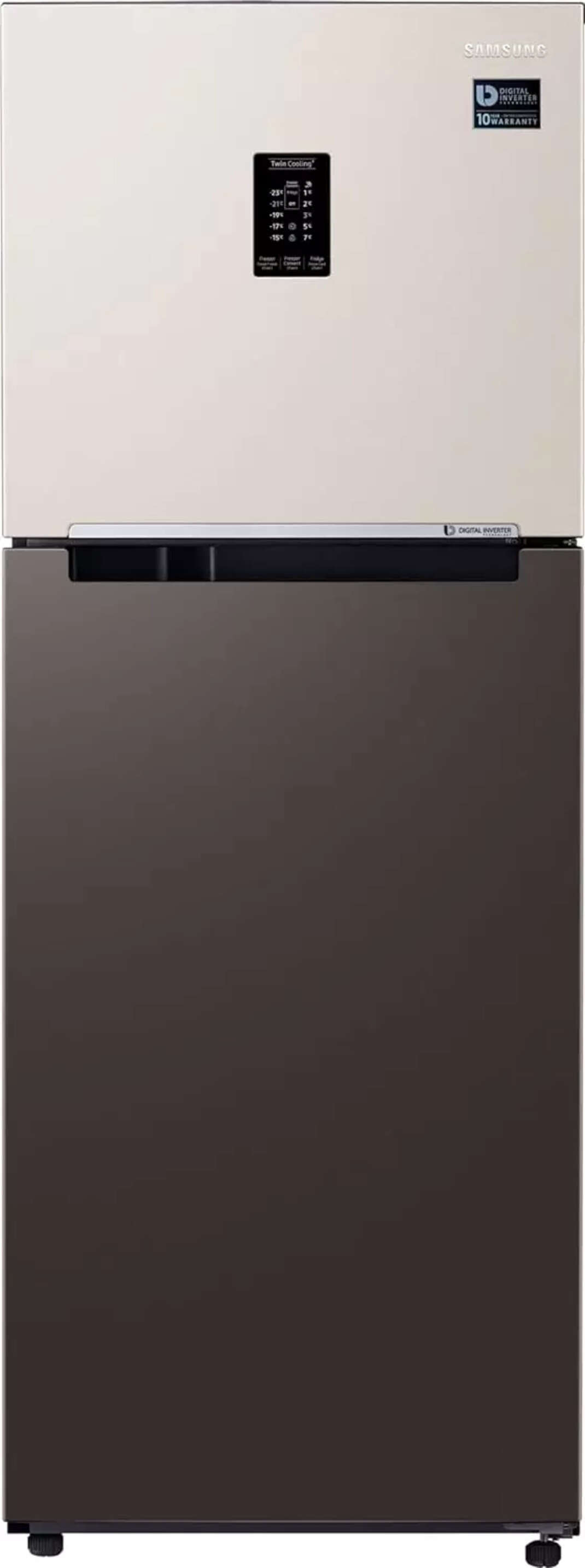 Compare Samsung Double Door 301 Litres 2 Star Refrigerator RT34CB522C7 ...