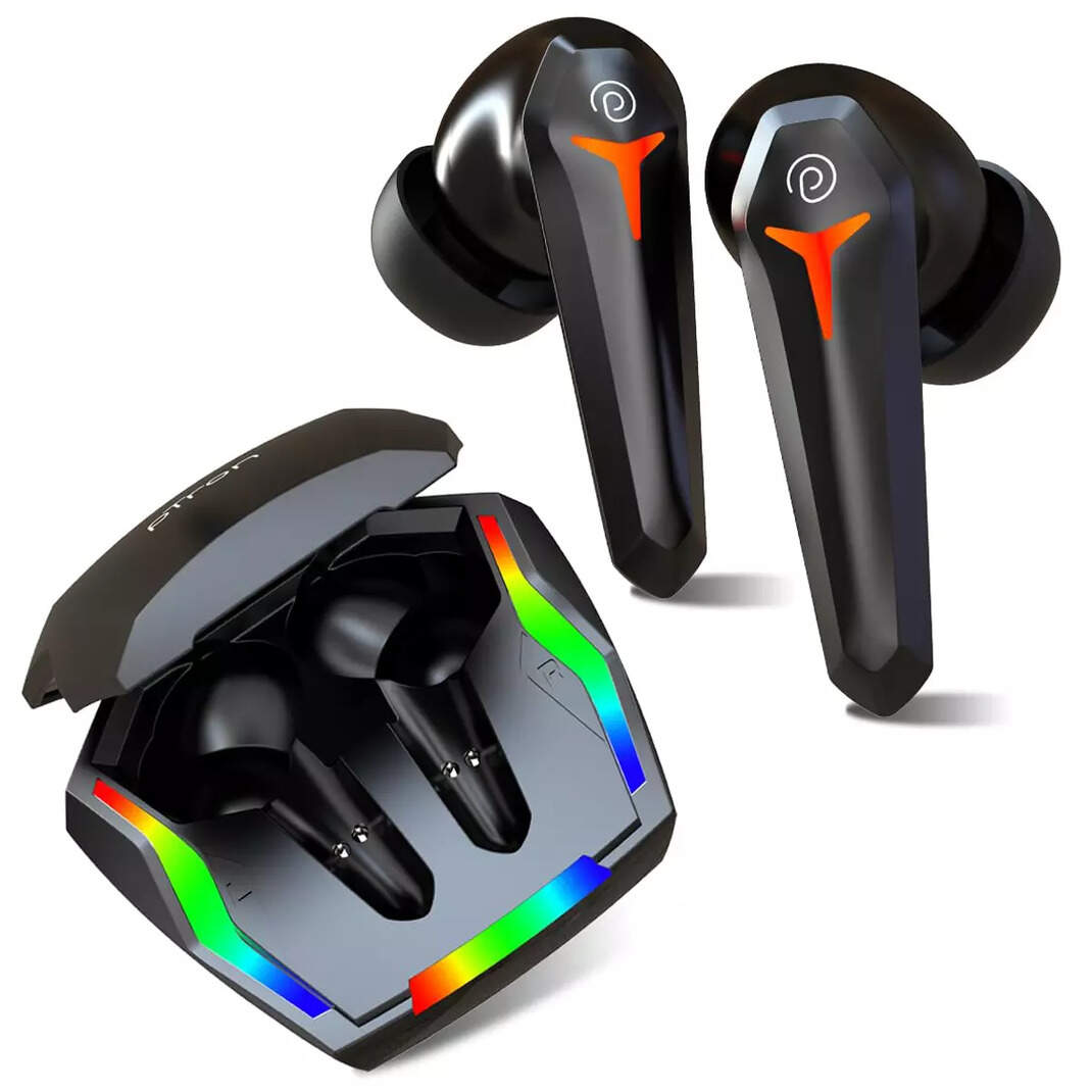 pTron Bassbuds Turbo in-Ear Bluetooth v5.3 TWS Earbuds (Black) Price in ...