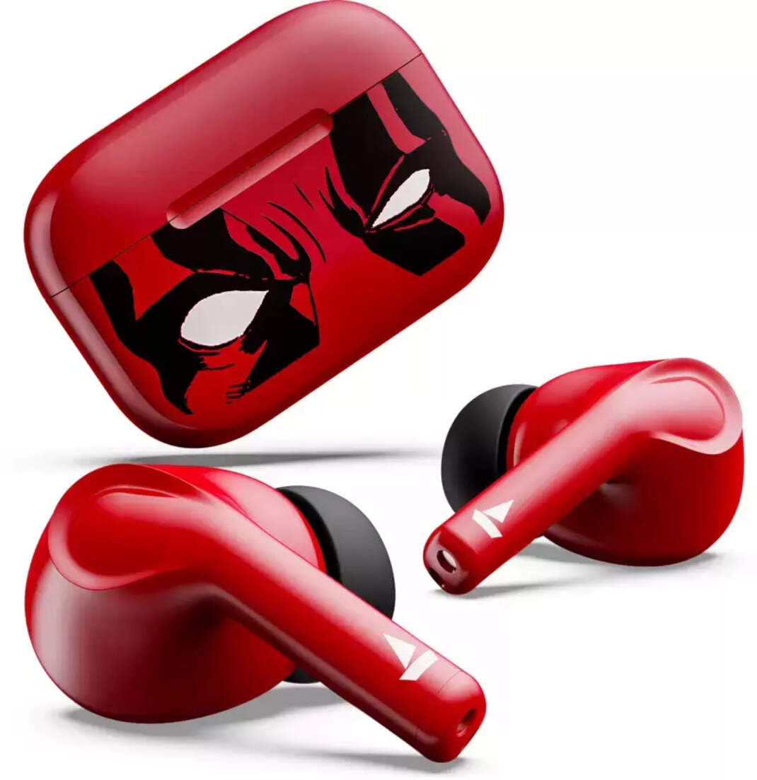 boAt Airdopes 161 Deadpool Edition True Wireless Bluetooth v5.1 Headset ...