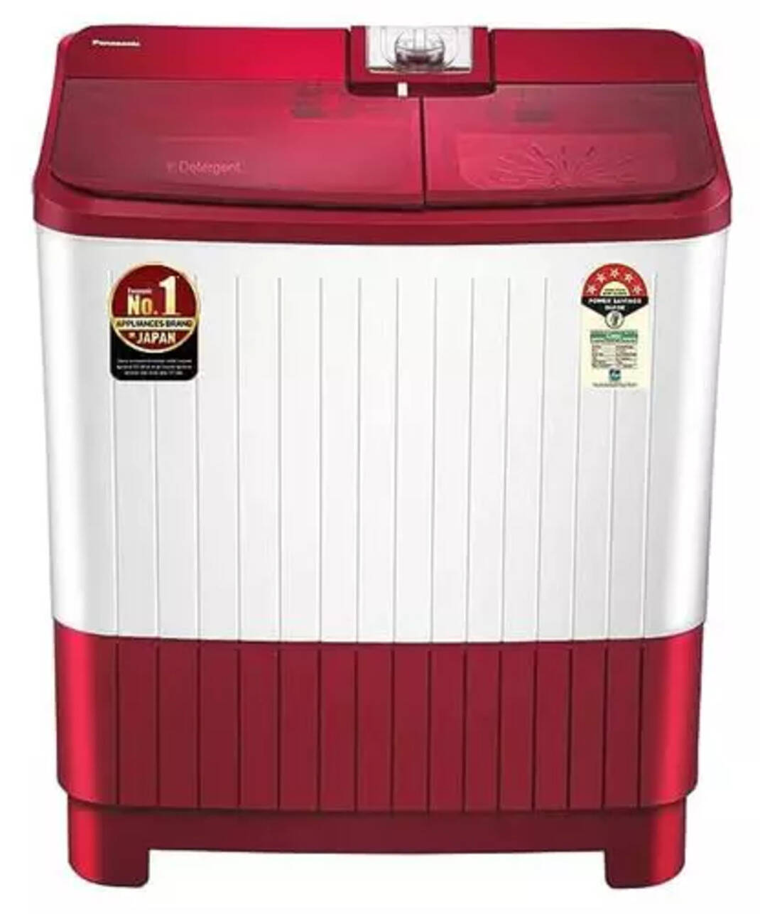 Compare Panasonic NA-W80H6RRB 8 Kg 5 Star Semi Automatic Top Load ...