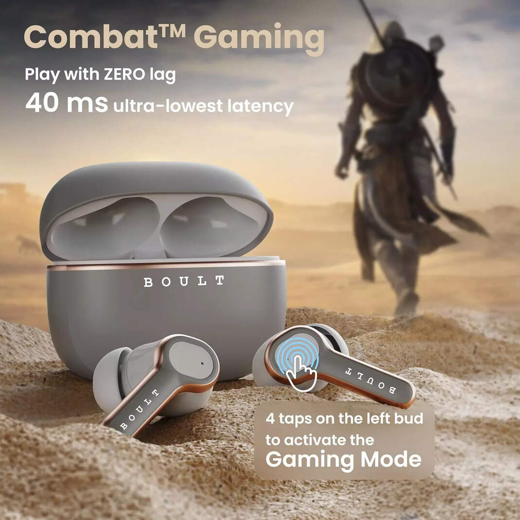 Compare Boult Audio Curve Buds Pro Bluetooth v5.3 with 100H Playtime, 4 ...