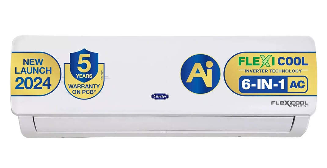 Compare Carrier CAI18ER3R34F0 2024 Model 1.5 Ton 3 Star AI Flexicool ...