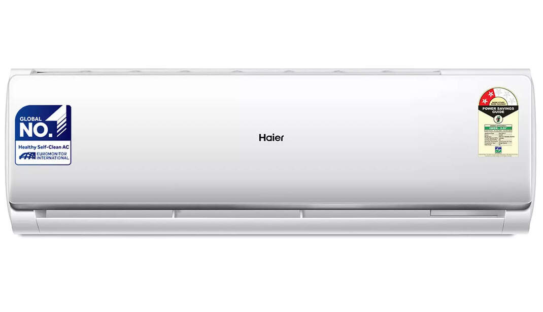Haier HSU12T-TQS2BE-FS 2023 Model 1 Ton 2 Star Fixed Speed Split AC ...