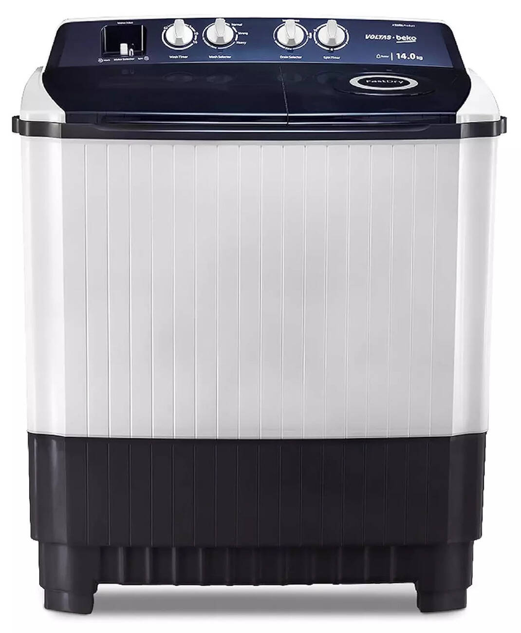 Compare Voltas Beko WTT140AGRT 14 Kg 5 Star Semi Automatic Top Load ...