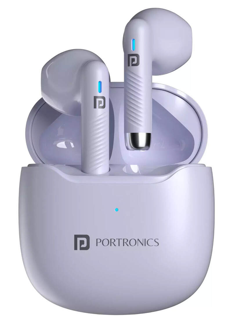 Portronics Harmonics Twins S12 Bluetooth v5.3 in Ear TWS Earbuds with ...