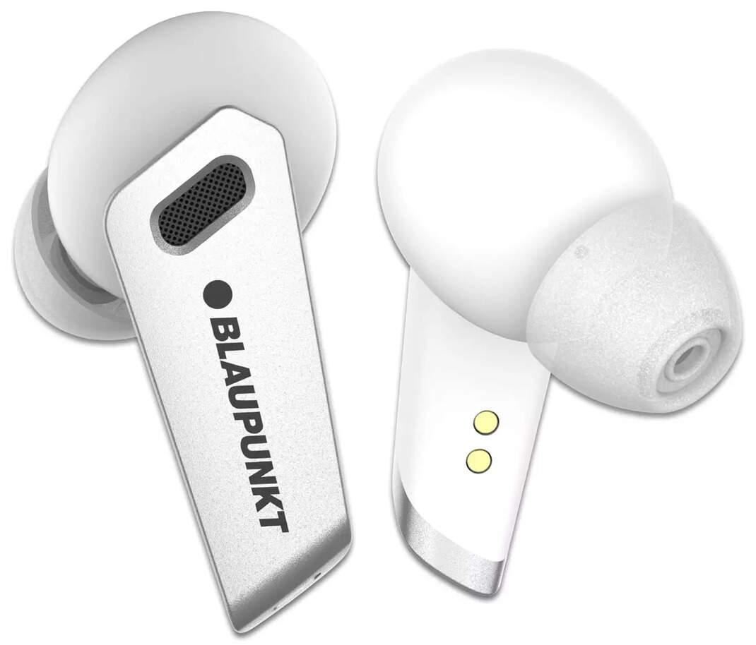 Blaupunkt BTW300 BASS Buds Truly Wireless Bluetooth V5.3 Earbuds (White ...