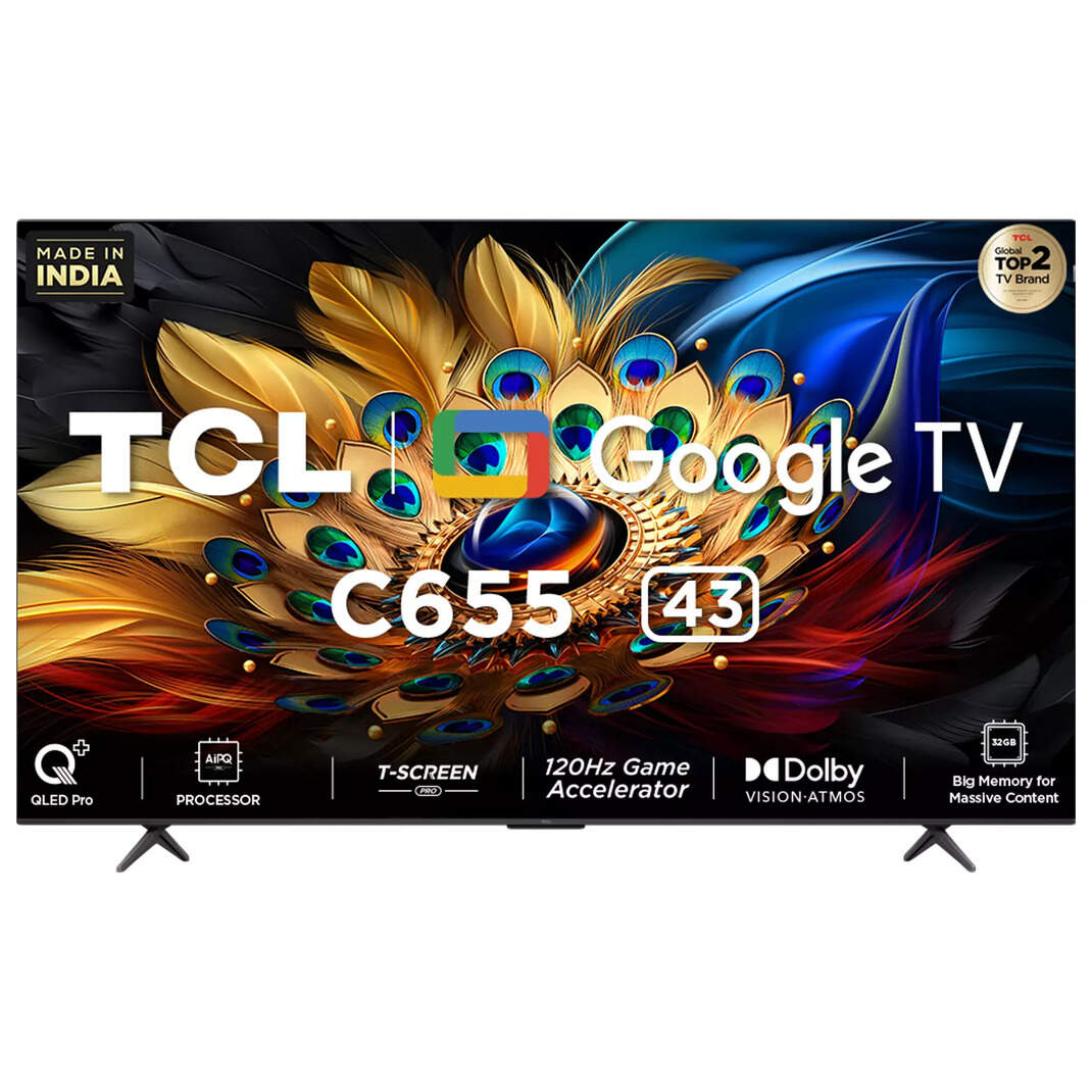 TCL 43C655 43 Inches QLED 4K, 3840 x 2160 Pixels TV Online at Best ...