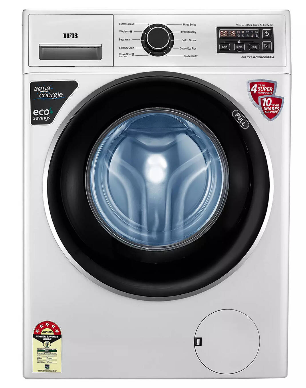 Compare IFB EVA ZXS 6 Kg 5 Star Fully Automatic Front Load Washing ...