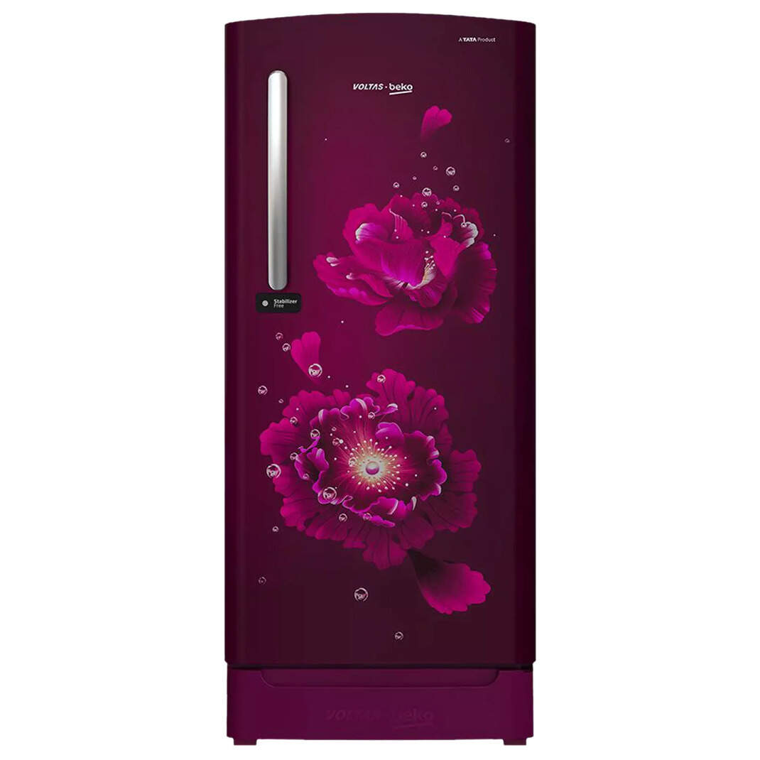 VOLTAS beko Single Door 195 Litres 4 Star Refrigerator RDC215BFPEXB ...