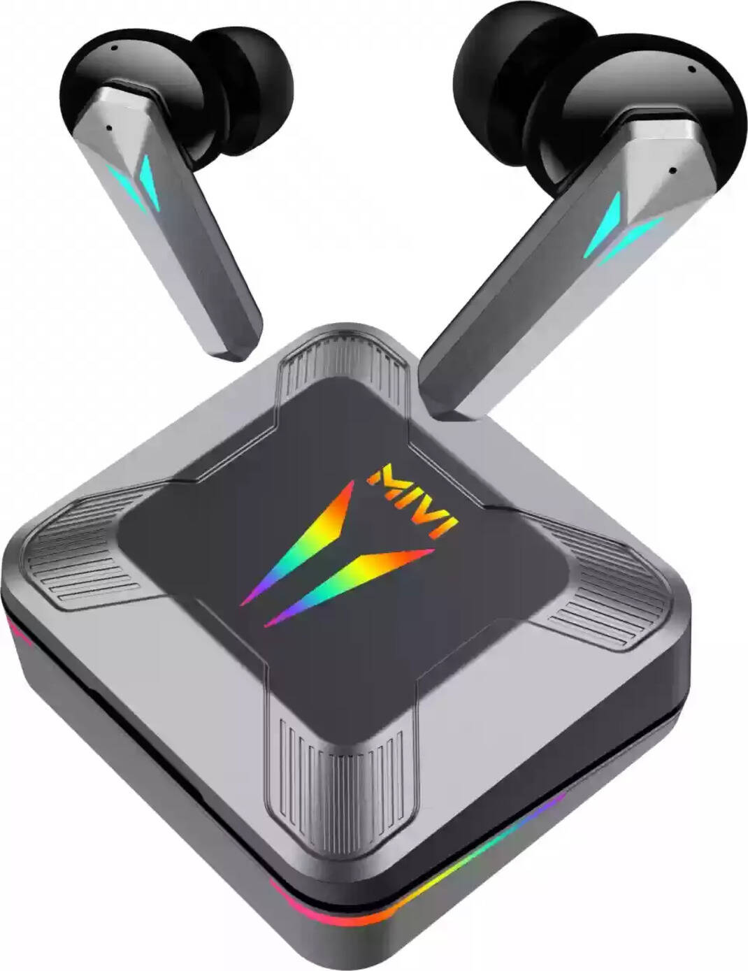 Mivi Commando X9 True Wireless Bluetooth v5.3 Earbuds, Dual RGB Lights ...