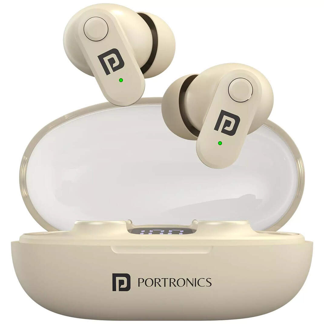 Portronics Harmonics Twins S16 In-Ear Bluetooth v5.3 Wireless TWS ...