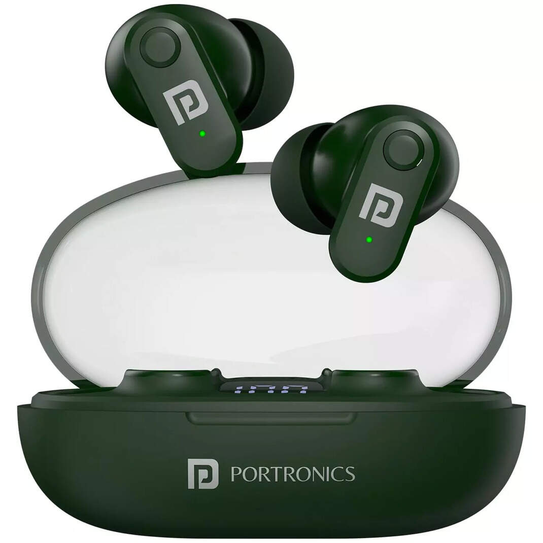 Portronics Harmonics Twins S16 In-Ear Bluetooth v5.3 Wireless TWS ...