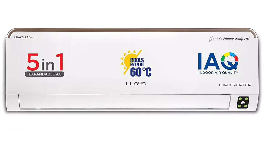 Lloyd GLS18V5FWCAQ 2023 Model 1.5 Ton 5 Star Heavy Duty WiFi Inverter ...