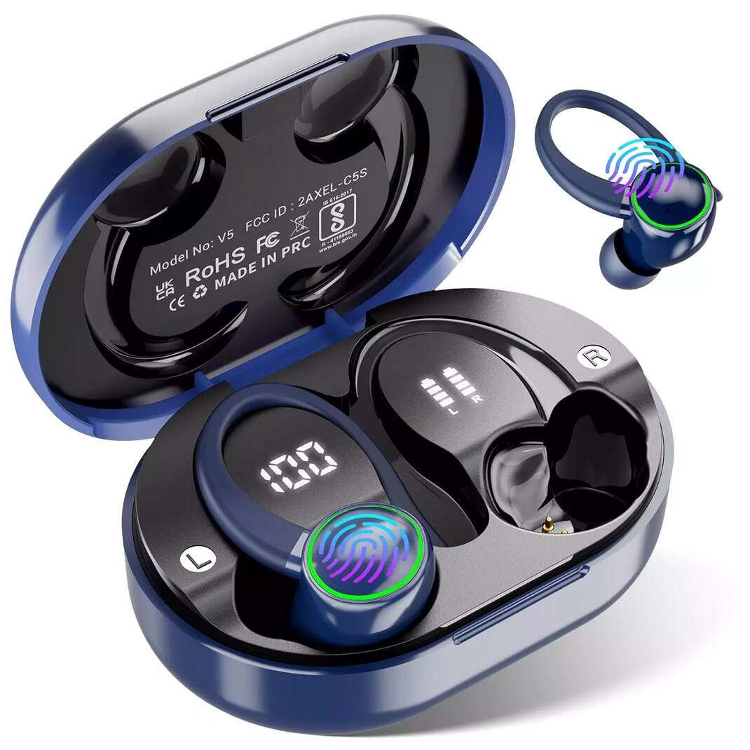 Compare Edyell FM-V5-01 Bluetooth v5.3 in Ear Wireless Earbuds with ...