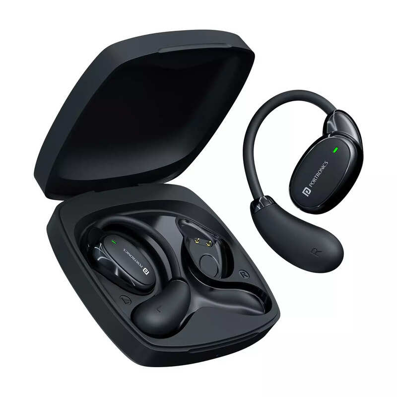 Portronics Harmonics Twins 31 Over Ear OWS Smart Wireless Bluetooth v5 ...