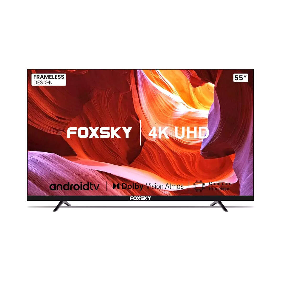 Foxsky FS55GATV 55 Inches Frameless Series LED 4K, 3840 x 2160 Pixels ...