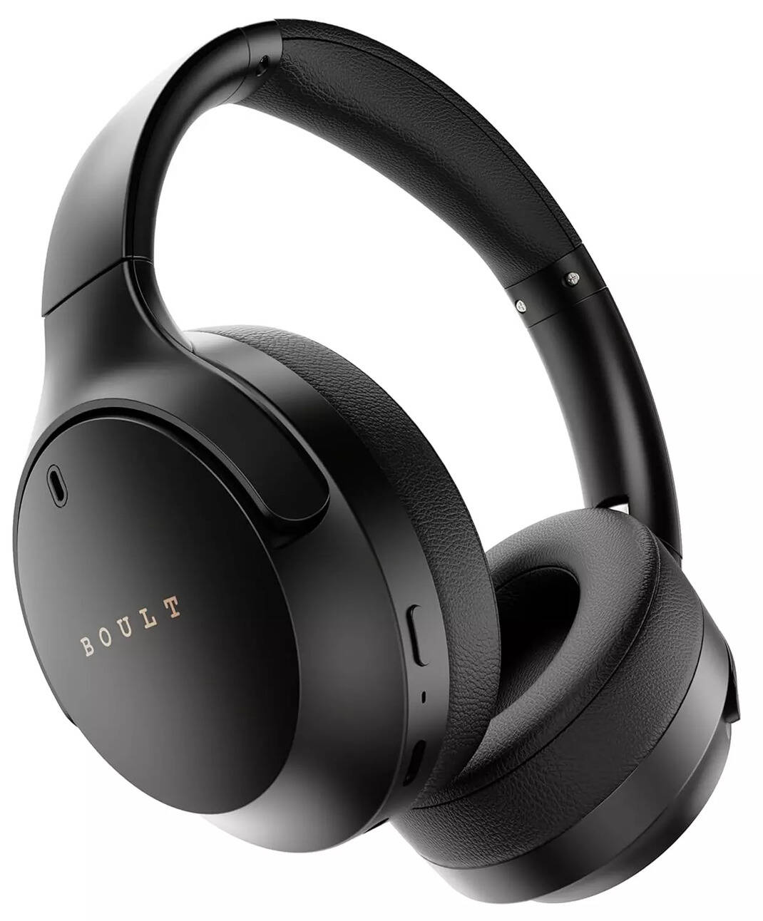 Boult Q Over Ear Bluetooth v5.4 Headphones with 70H Playtime, 40mm Bass ...