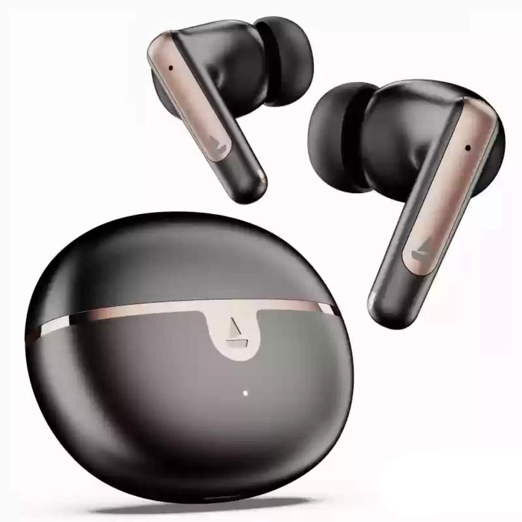 boAt Airdopes 161 ANC Elite w/ ANC Bluetooth v5.3 True Wireless with 50 ...