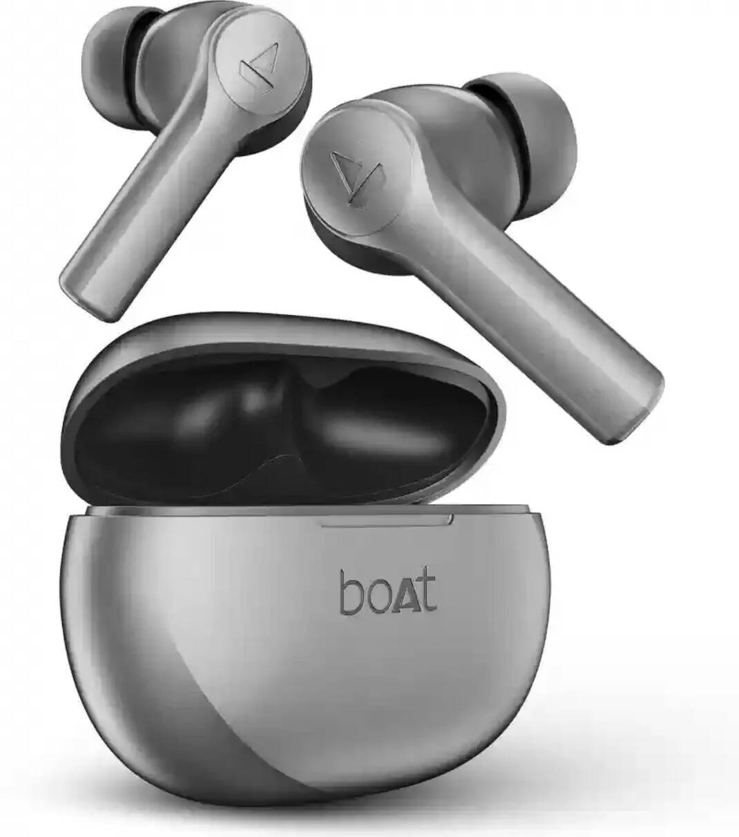Compare boAt Airdopes Supreme Bluetooth v5.2 True Wireless w/ 4 Mics AI ENx Tech (Metallic Grey ...
