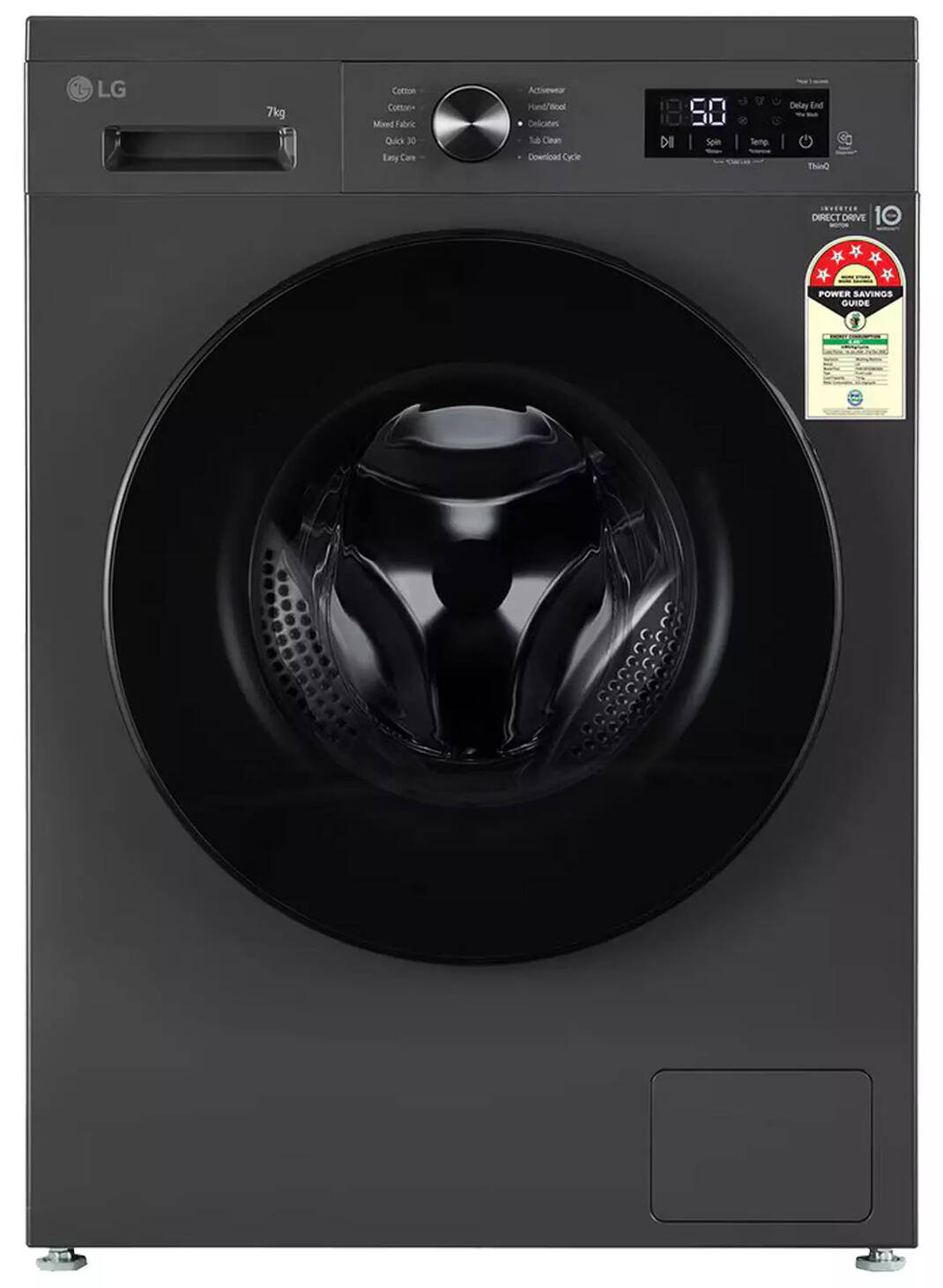 LG FHB1207Z4M 7 Kg 5 Star Wi-Fi Inverter Fully Automatic Front Load ...