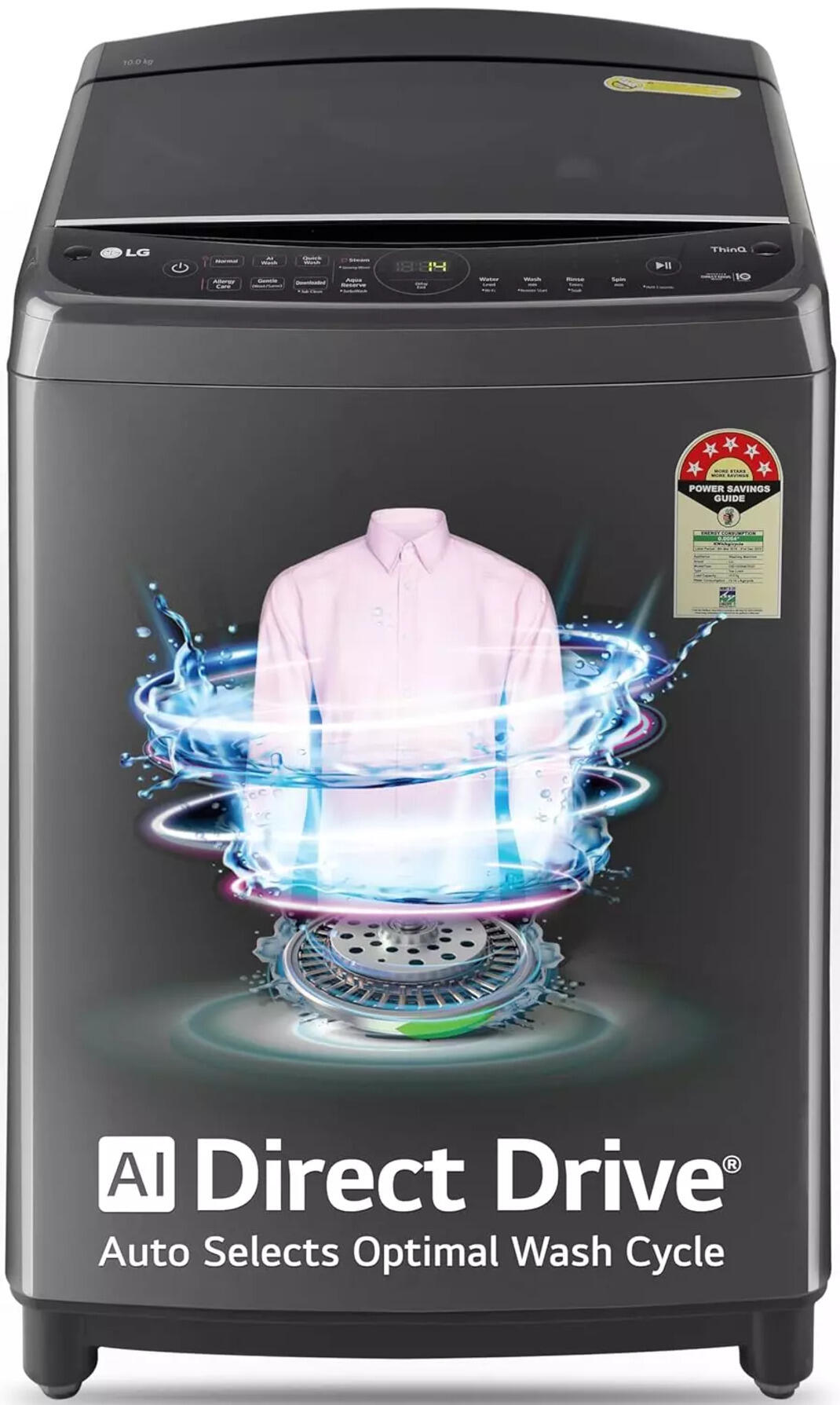 Compare LG THD10SWM 10 Kg 5 Star Fully Automatic Top Load Washing ...