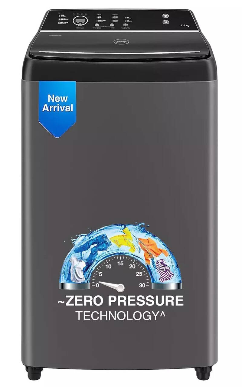 Godrej WTEON VLVT 80 5.0 FDTN MTBK 8 Kg 5 Star Fully Automatic Top Load ...