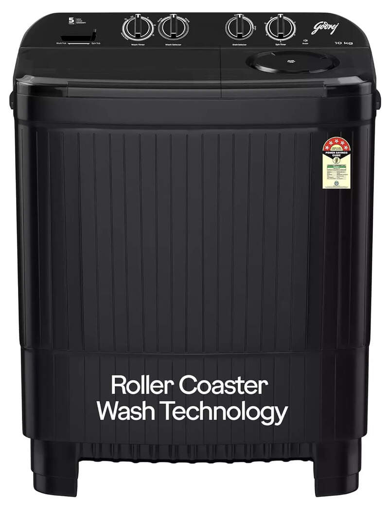Godrej WSEDGE NEO 100 5.0 PB3 SLGR 2024 Model 10 Kg 5 Star Semi ...