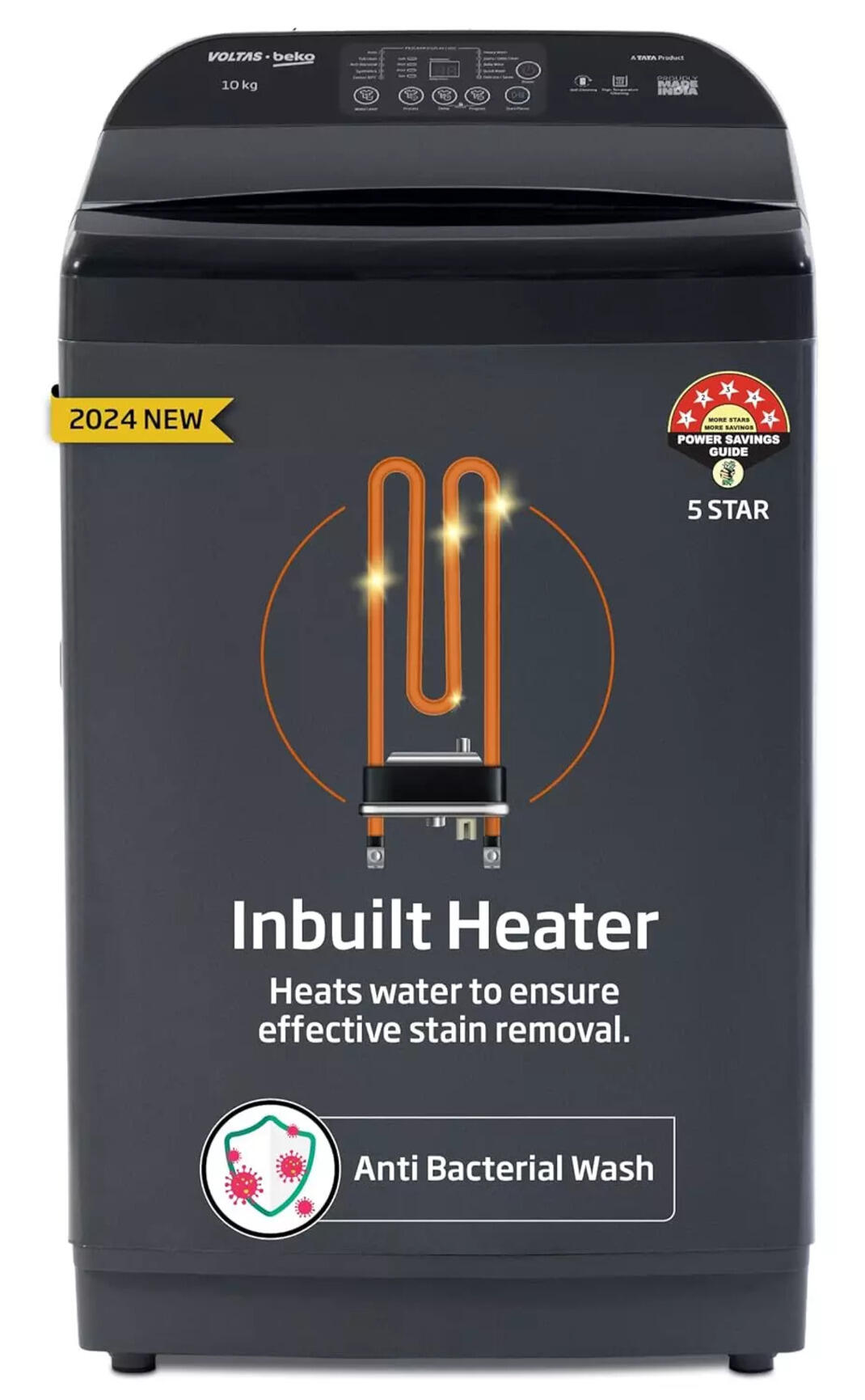Voltas Beko WTL1006UEAH/OBS3060 2024 Model 10 Kg 5 Star Fully Automatic ...