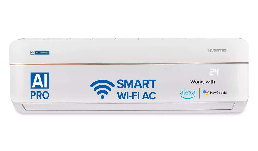 Compare Blue Star IC318VNUS 2024 Model 1.5 Ton 3 Star Wi-Fi Inverter Smart Split AC vs Carrier ...