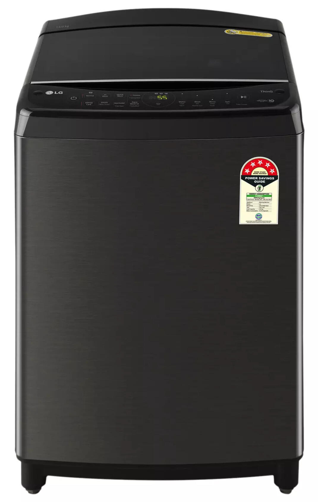 LG THD13SWP.APBQEIL 13 Kg 5 Star Wi-Fi Fully Automatic Top Load Washing ...