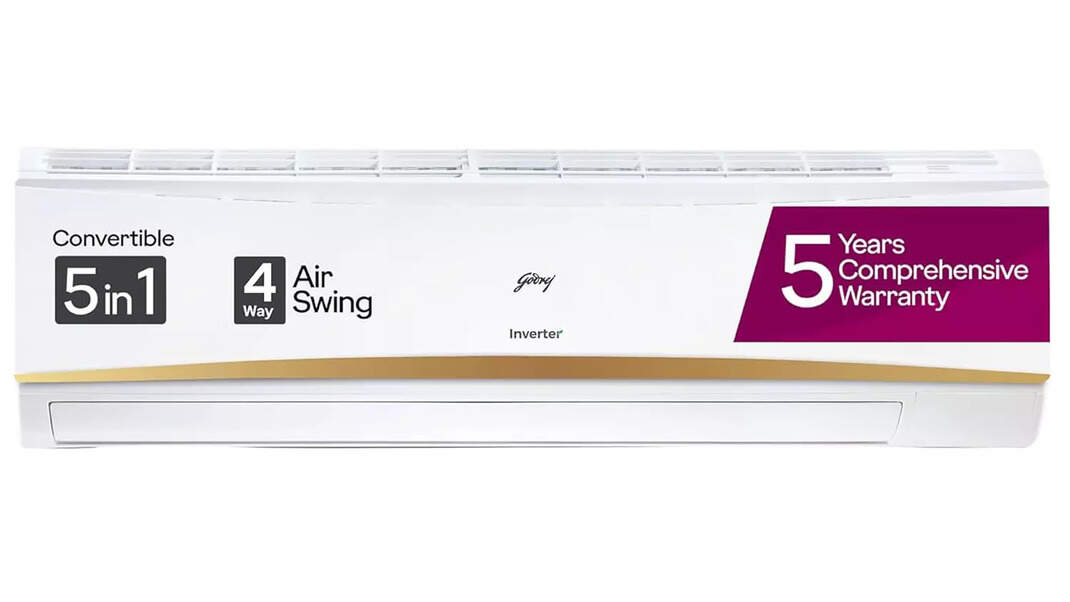 Godrej ‎AC 2.5T EI 30LINV3R32-WWR 2024 Model 2.5 Ton 3 Star 5-in-1 ...