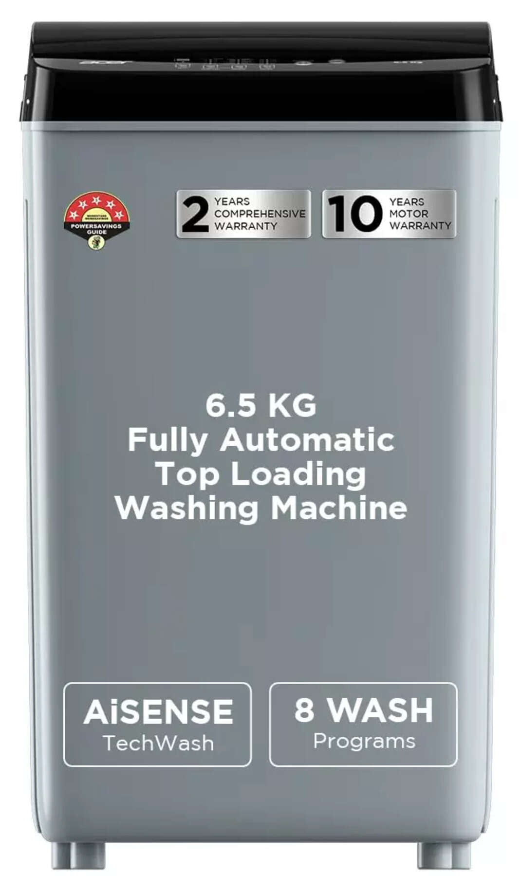 Acer AR65HFATLH1C1LG24D 6.5 Kg 5 Star Fully Automatic Top Load Washing ...