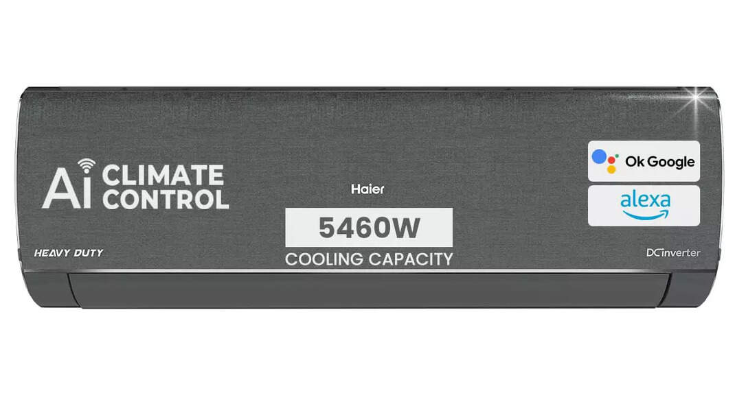 Haier Gravity Series HSU19G-MZAIP5BN-INV 1.6 Ton 5 Star AI Climate ...